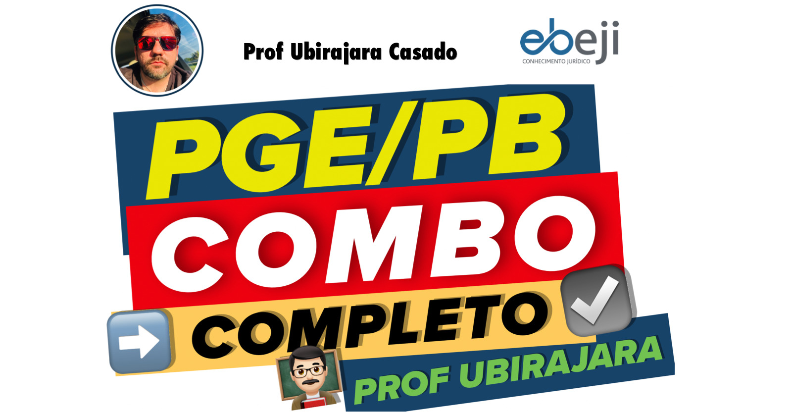 EBEJI - COMBO: PREPARAÇÃO COMPLETA PGE/PB